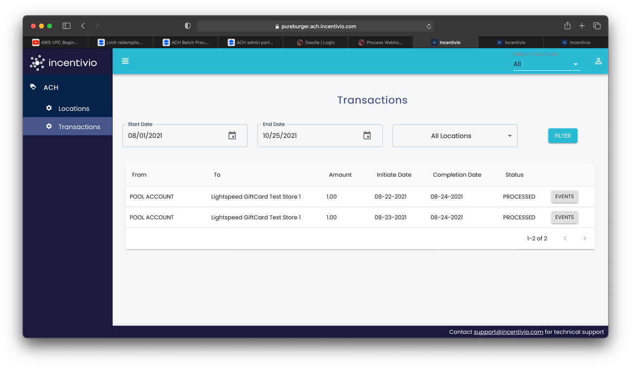 ACH Money Movement Onboarding - Merchant Accounts – Incentivio