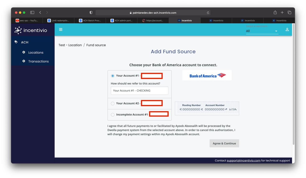 ACH Money Movement Onboarding - Merchant Accounts – Incentivio